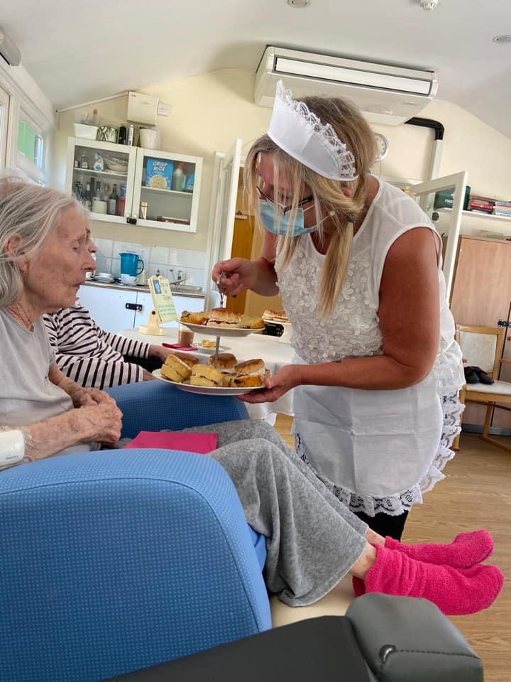 Preparations for our new Tea Room - Longmead Court Nursing Home